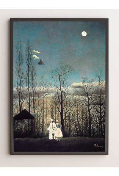 DuoArt Henri Rousseau Rosso Tablo Sanatsal Ünlü Ressam Poster - Yüksek Çözünürlük Hd Poster - Çerçevesiz
