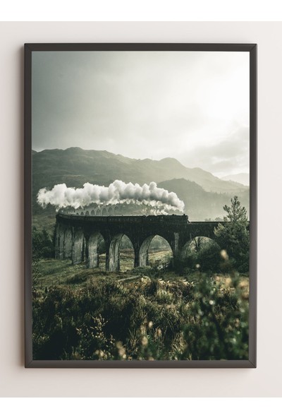 DuoArt Harry Potter Hogwarts Ekpresi Poster - Yüksek Çözünürlük Hd Duvar Posteri - Çerçevesiz