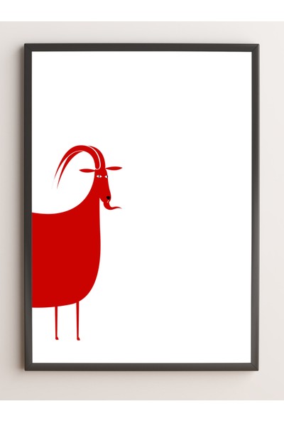 DuoArt Çin Keçi Burcu Poster - Yüksek Çözünürlük Hd Duvar Posteri - Çerçevesiz