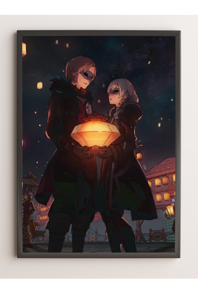 DuoArt Genshin Impact Gaming Anime Poster - Yüksek Çözünürlük Hd Duvar Posteri - Çerçevesiz DuoArt Genshin Impact Gaming Anime Poster - Yüksek Çözünürlük Hd Duvar Posteri - Çerçevesiz