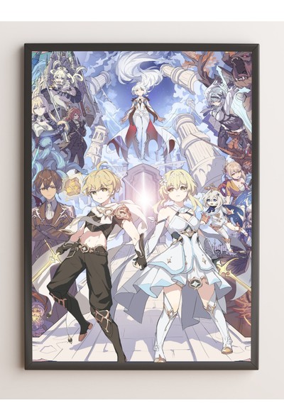 DuoArt Genshin Impact Gaming Anime Poster - Yüksek Çözünürlük Hd Duvar Posteri - Çerçevesiz DuoArt Genshin Impact Gaming Anime Poster - Yüksek Çözünürlük Hd Duvar Posteri - Çerçevesiz