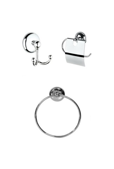 Empa Metal Banyo Havluluk Seti (3 Pcs )