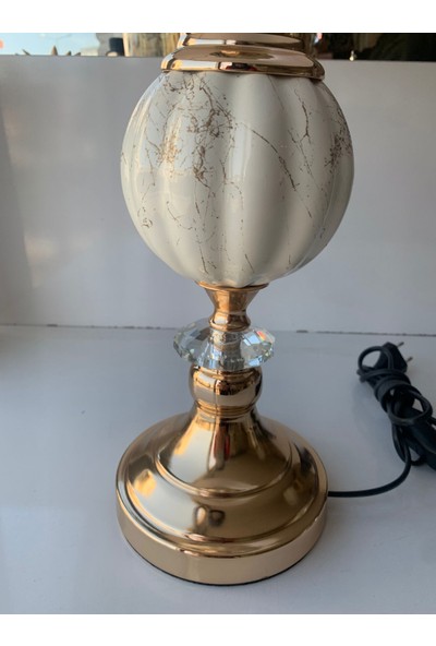 Kardelen Kristal Mermer Desen Porselen Abajur Kardelen Kristal Mermer Desen Porselen Abajur