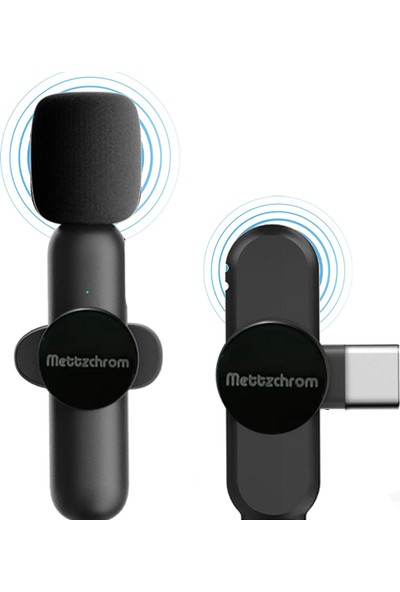 Mettzchrom Type-C Telefon Uyumlu Yaka Mikrofonu Wireless Tiktok Yayın Kablosuz Yaka Mikrofon Mettzchrom Type-C Telefon Uyumlu Yaka Mikrofonu Wireless Tiktok Yayın Kablosuz Yaka Mikrofon