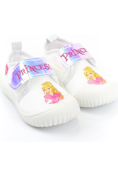 Gezer Yazlık Princess Keten Kız Bebe Ayakkabı
