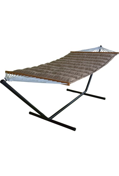 Altınoluk Hamak Dolgulu Kumaş Hamak Çift Kişilik Set Metal Ayaklı Altınoluk Hamak Dolgulu Kumaş Hamak Çift Kişilik Set Metal Ayaklı
