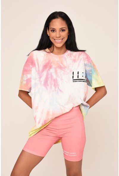 Baskido Batik Desenli Tişört Oversize Baskido Batik Desenli Tişört Oversize