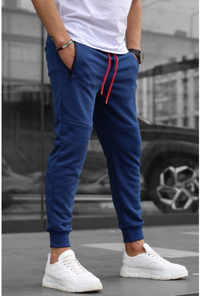 Madmext Lacivert Basic Erkek Eşofman Altı