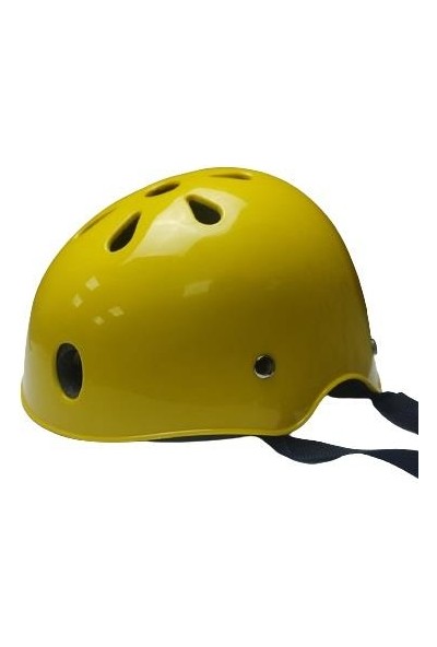 Furkan F Sports Çocuk Bisiklet Kaskı Sarı