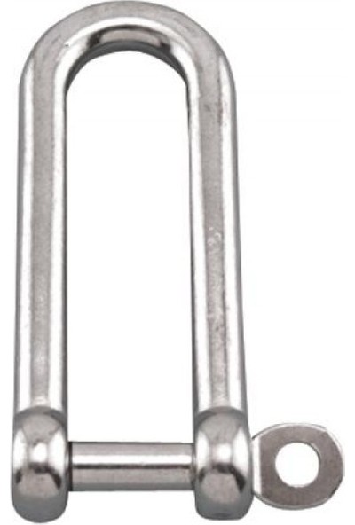 Kartal Marin Paslanmaz Uzun Zincir Kilidi A4 Kalite 6 mm