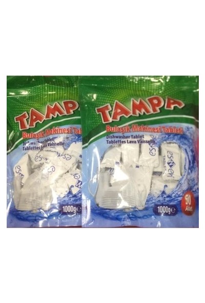Tampa Bulaşık Makinesi Tableti 50'li x 2 Tampa Bulaşık Makinesi Tableti 50'li x 2