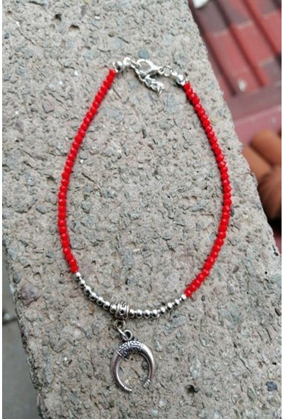 Cocopelli Concept El Yapımı Kaplama Hilal Gümüş Halhal