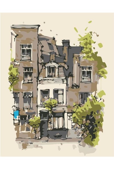 Ümraniye Hobi Sanat Sayılarla Boyama Seti - Numaralı Tuval Boyama 40X50CM - Yeşil Ev Ümraniye Hobi Sanat Sayılarla Boyama Seti - Numaralı Tuval Boyama 40X50CM - Yeşil Ev