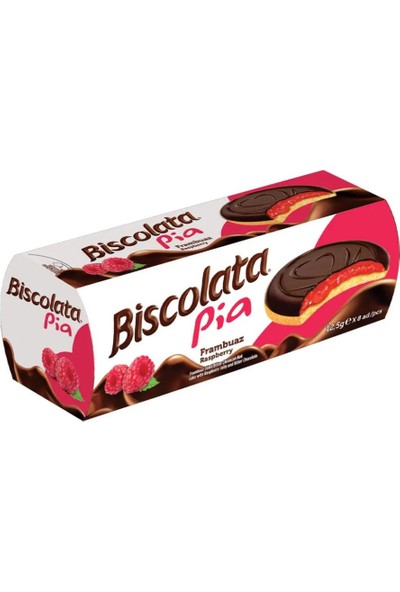 Biscolata Pia Frambuaz Jöleli Bitter Çikolatalı Kek 100 gr Biscolata Pia Frambuaz Jöleli Bitter Çikolatalı Kek 100 gr