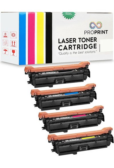 Proprint CRG732 Muadil Toner Seti 4 Renk Cmyk LBP7780CX Proprint CRG732 Muadil Toner Seti 4 Renk Cmyk LBP7780CX