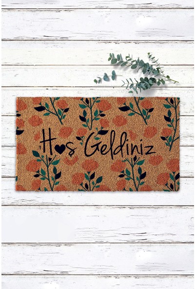 Paspas Yap Çiçek Desenli Mavili Pembeli Hoş Geldiniz Yazılı Paspas Paspas Yap Çiçek Desenli Mavili Pembeli Hoş Geldiniz Yazılı Paspas