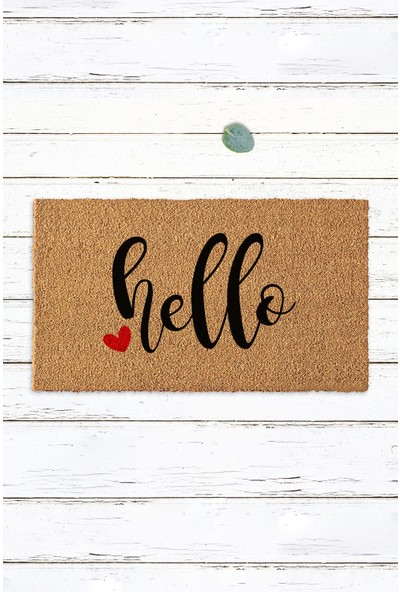 Paspas Yap Hello Yazılı Küçük Kalpli Paspas Paspas Yap Hello Yazılı Küçük Kalpli Paspas