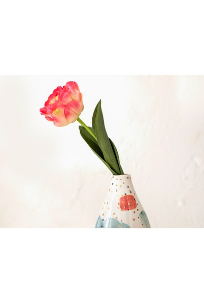 Rose Tek Dal Yapay Çiçek 58 cm Koyu Pembe. Rose Tek Dal Yapay Çiçek 58 cm Koyu Pembe.