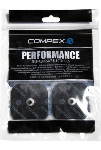 Ramak Compex Performance Snap 5x5 cm Çıtçıtlı Siyah Tens Elektrot Pedi, 4 Adet Ramak Compex Performance Snap 5x5 cm Çıtçıtlı Siyah Tens Elektrot Pedi, 4 Adet