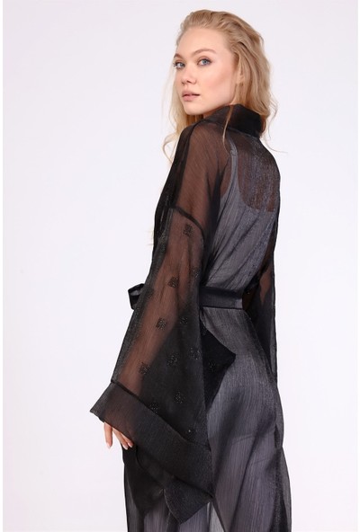 FTZ Women Kadın Abaya Kap Siyah