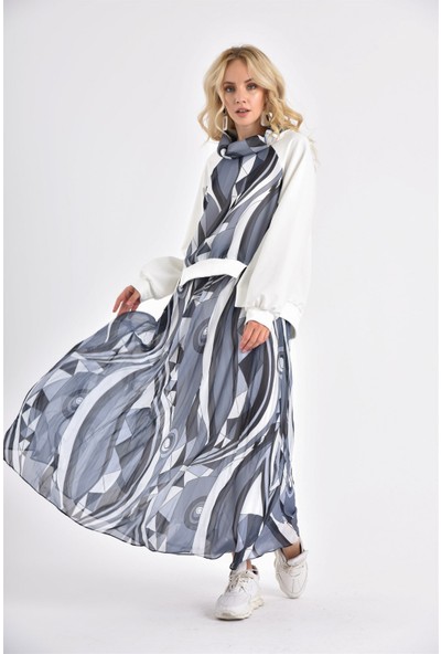 FTZ Women Kadın Empirme Garni Iki Ip Etekli Takım Ekru FTZ Women Kadın Empirme Garni Iki Ip Etekli Takım Ekru