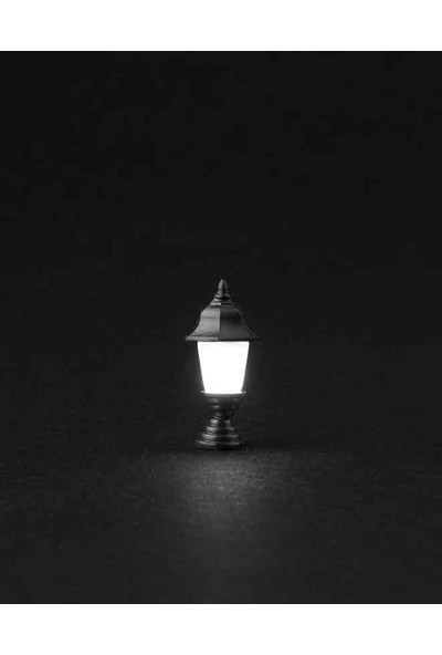Eshel Maket Işıklı Patris Bahçe Lambası 1/50 - 2'li