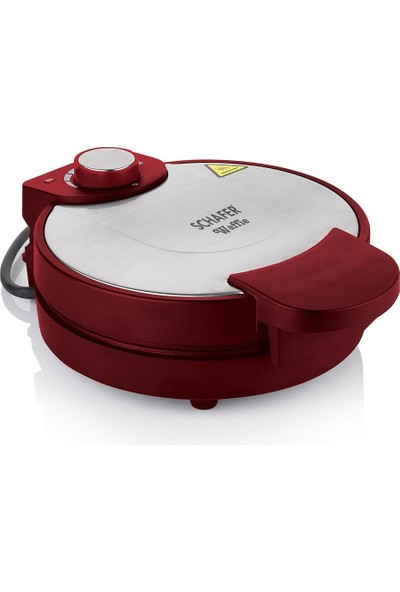 Schafer Waffle Makinası-Kırmızı