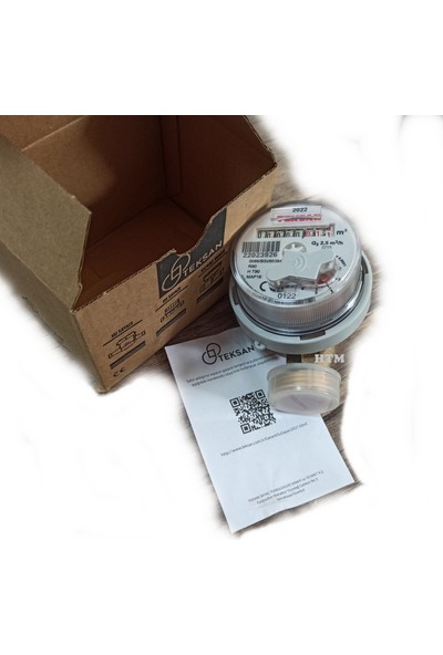 Teksan Sıcak Su Saati Sayacı 3/4 - 110 mm Dn 20