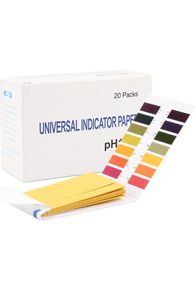 Cadia 20 Paket Ph 1-14 Test Kağıdı Litmus Test Göstergesi Ph Test Laboratuvarı Testi (Yurt Dışından) Cadia 20 Paket Ph 1-14 Test Kağıdı Litmus Test Göstergesi Ph Test Laboratuvarı Testi (Yurt Dışından)