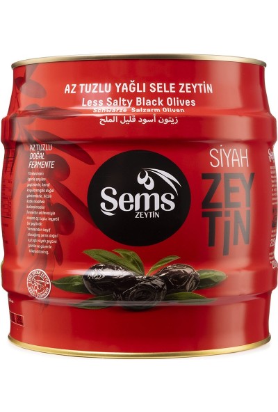 Şems Siyah Zeytin 291-320 Kalibre 2000 gr Şems Siyah Zeytin 291-320 Kalibre 2000 gr