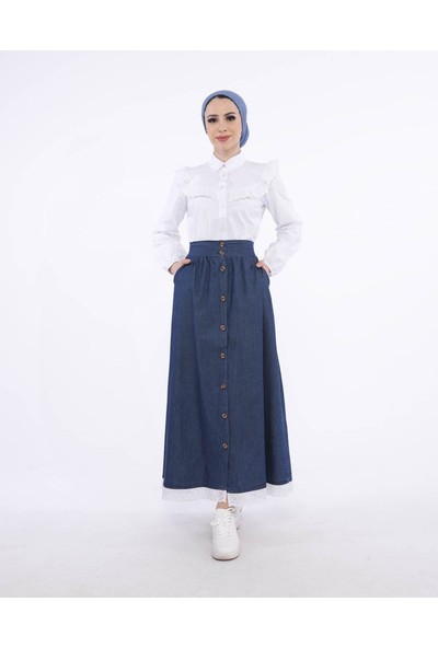 May Mara Kadın Bluzlu Kombinli Etekli Takım May Mara Kadın Bluzlu Kombinli Etekli Takım