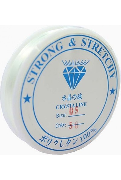 Unique Hobby 1 Adet Şeffaf 05 mm Silikon El Işi Takı Aksesuar Misinası Unique Hobby 1 Adet Şeffaf 05 mm Silikon El Işi Takı Aksesuar Misinası