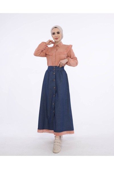 May Mara Kadın Bluzlu Kombinli Etekli Takım May Mara Kadın Bluzlu Kombinli Etekli Takım