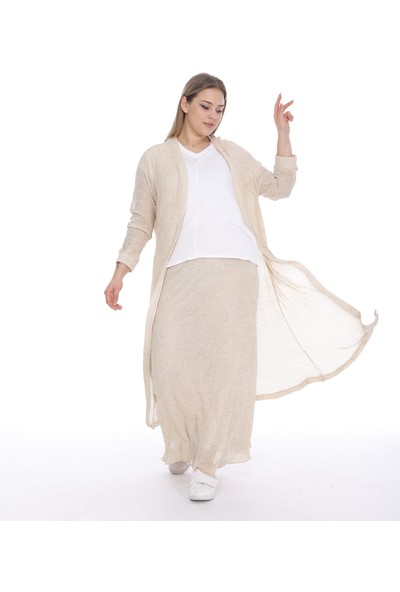 May Mara Büyük Beden Ince Dantel Merserize Kap