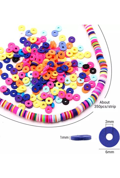 Unique Hobby Renkli Polimer Kil Fimo 360-400 Adet Boncuk Kolye Bileklik Takı Yapım Hobi Trend Unique Hobby Renkli Polimer Kil Fimo 360-400 Adet Boncuk Kolye Bileklik Takı Yapım Hobi Trend