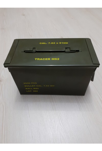 MKE Büyük Boy Çok Amaçlı Metal Su Geçirmez Kutu Mühimmat Kutusu