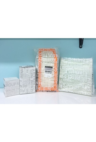 Mais Renault Clıo 4 Iv 1.5 Dci Yağ Bakım Seti Filtre Seti (Yağ,Hava,Polen,Mazot Filtresi)