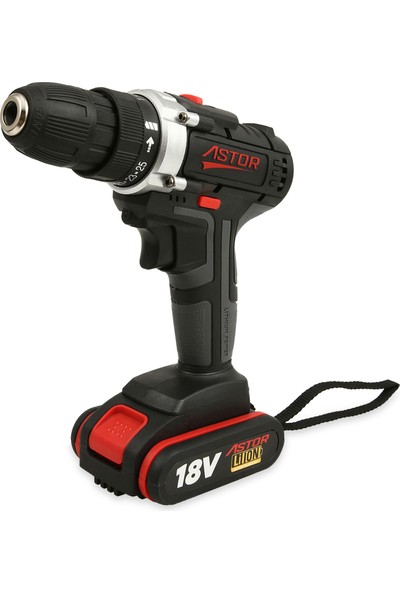 Astor Akülü Vidalama Darbesiz 18 V 2.0 Ah 10 mm Astor Akülü Vidalama Darbesiz 18 V 2.0 Ah 10 mm