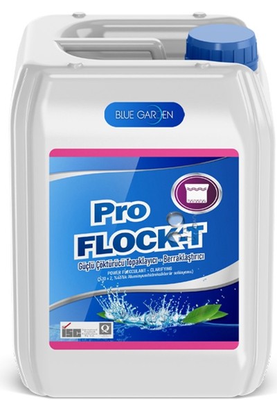 Blue Garden Topaklaştırıcı Çöktürücü Berraklaştırıcı Pro Flock - T 10kg Blue Garden Topaklaştırıcı Çöktürücü Berraklaştırıcı Pro Flock - T 10kg