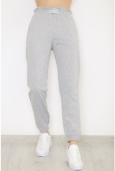 Beli Lastikli Eşofman Altı Gri - 550030.1577. Beli Lastikli Eşofman Altı Gri - 550030.1577.