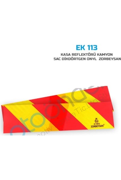 Zorbeysan Kamyon Tır Kasa Reflektörü E37 Onaylı 2'li