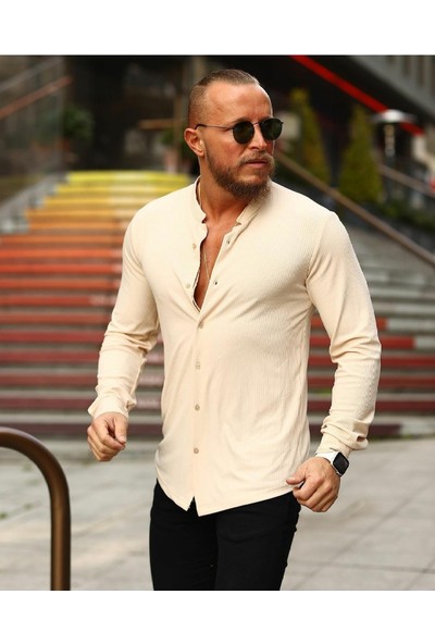 Wolfanger Outdoors Wolfangèr Outdoors Yeni Sezon Pamuklu Hakim Yaka Erkek Gömlek 10039