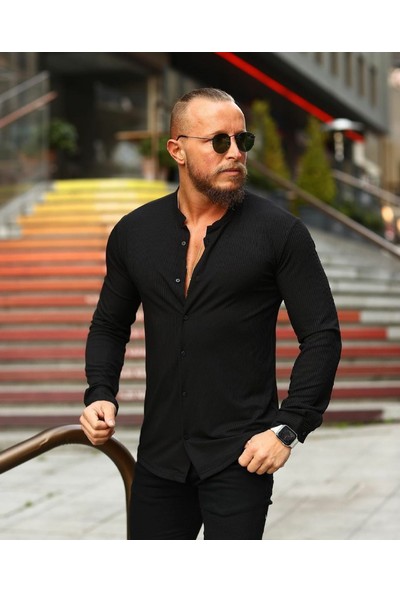 Wolfanger Outdoors Wolfangèr Outdoors Yeni Sezon Pamuklu Hakim Yaka Erkek Gömlek 10006