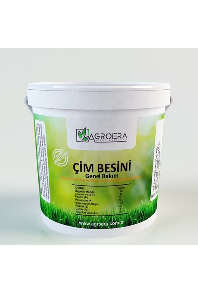Agroera Çim Besini - Çim Gübresi - Çim Coşturan Gübre 3kg. Agroera Çim Besini - Çim Gübresi - Çim Coşturan Gübre 3kg.