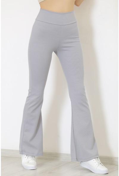 Aygi Kaşkorse Ispanyol Paça Tayt Gri