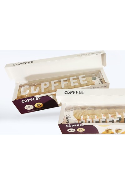 Cupffee Yenilebilir Kahve Bardağı 12 Adet
