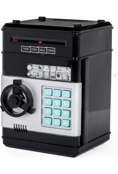 Epazzar Şifreli Kasa Atm Elektronik Kumbara Oyuncak Dijital Atm Siyah Epazzar Şifreli Kasa Atm Elektronik Kumbara Oyuncak Dijital Atm Siyah