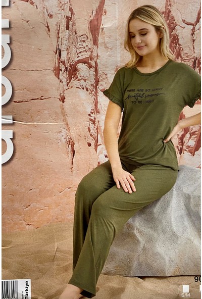 Arcan Bayan Kısa Kol Pijama Takımı