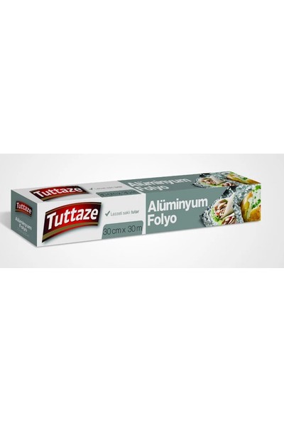 Tuttaze Alüminyum Folyo 30CM 30M Tuttaze Alüminyum Folyo 30CM 30M