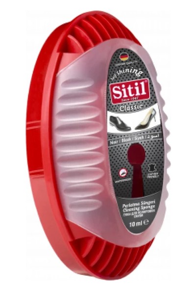 Sitil Hazneli Ayakkabı Süngeri Siyah 10 ml